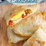 Breakfast Calzones with Chorizo and Fried Eggs - Baking Sense®
