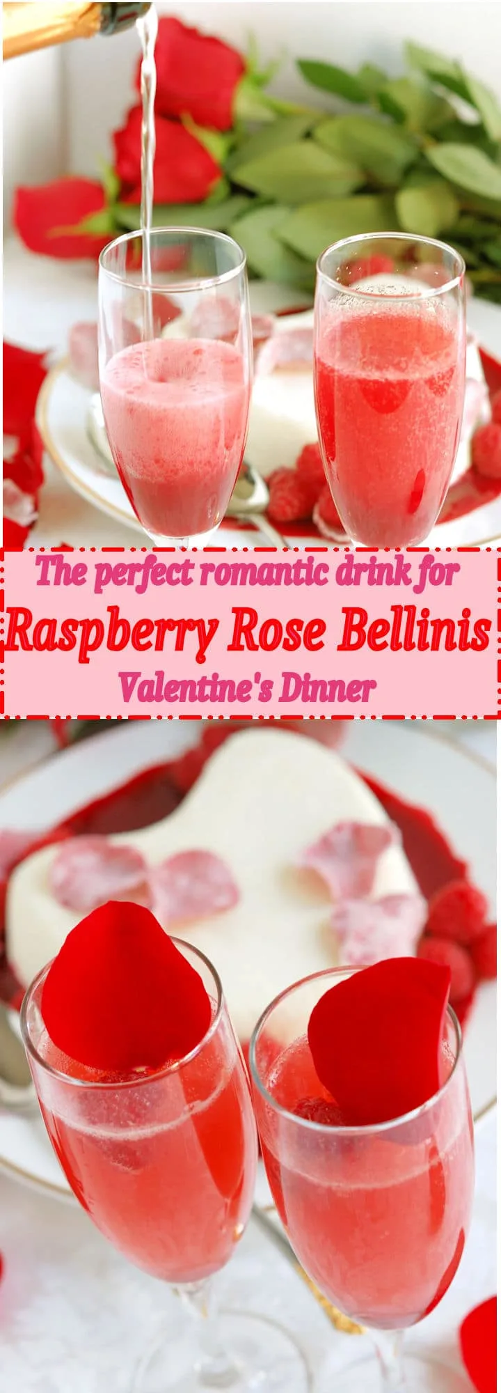 Raspberry Rose Bellinis - Baking Sense®