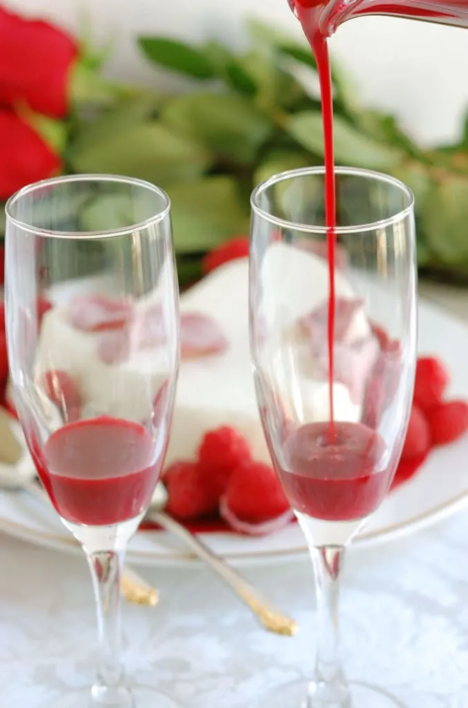 Raspberry Rose Bellinis - Baking Sense®
