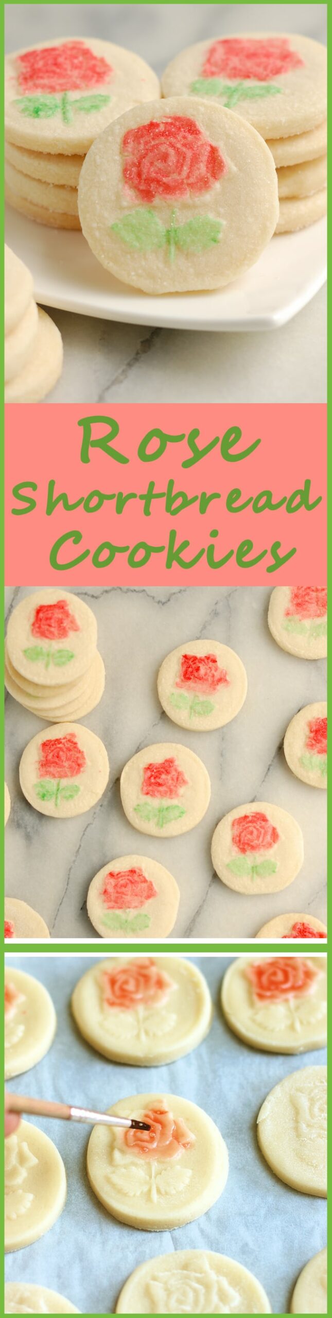 Rose Shortbread Cookies - Baking Sense®