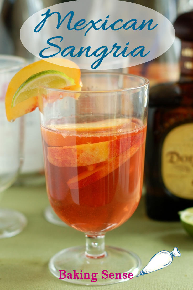 Mexican Sangria Made with Tequila - Baking Sense®