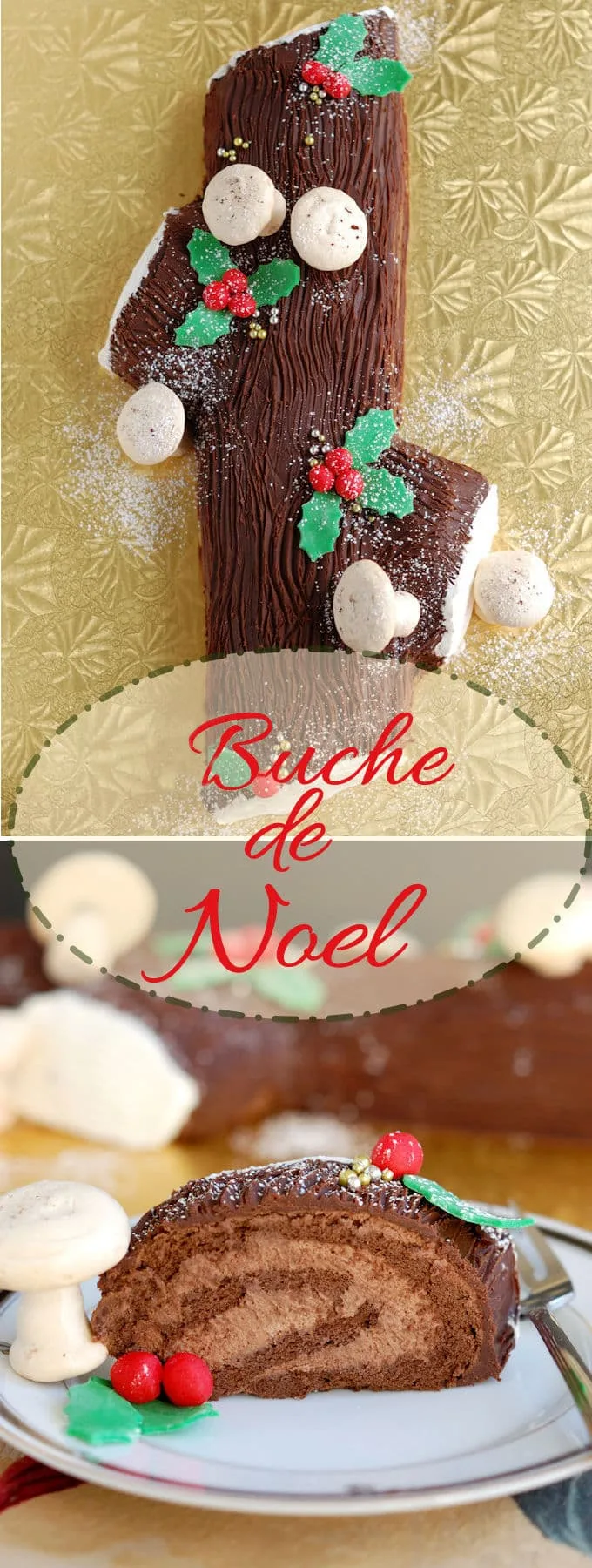 Buche de Noel - Yule Log Cake - Baking Sense®