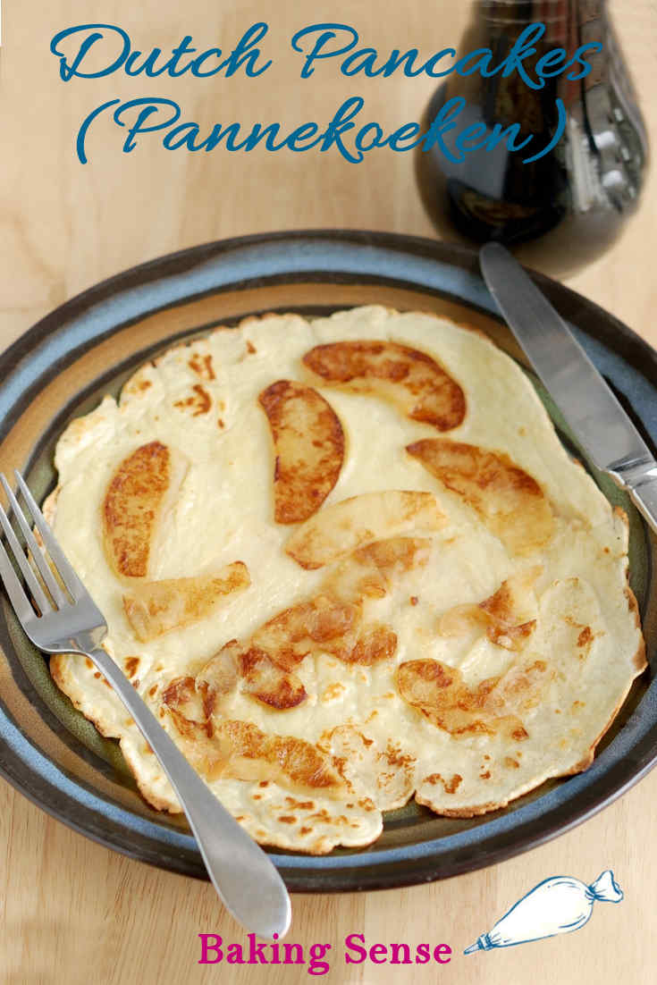 Savory Dutch Pancakes - Pannekoeken with Speck - Baking Sense®