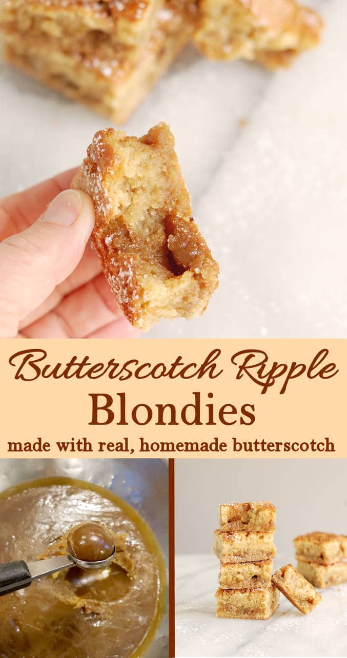 Butterscotch Ripple Blondies - Baking Sense®