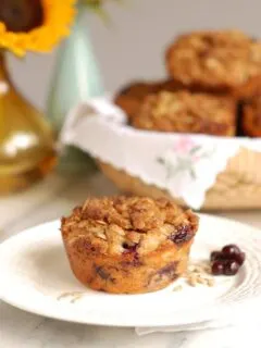 Sunflower Crumb Muffins with Blueberries - Baking Sense®