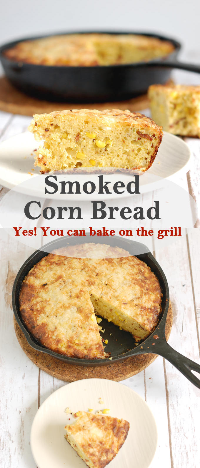 Smoked Corn Bread with Bacon and Chipotle Peppers - Baking Sense