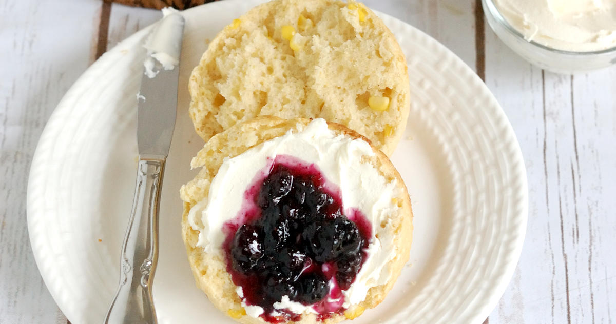 Sweet Corn Scones with Lime & Cinnamon - Baking Sense®