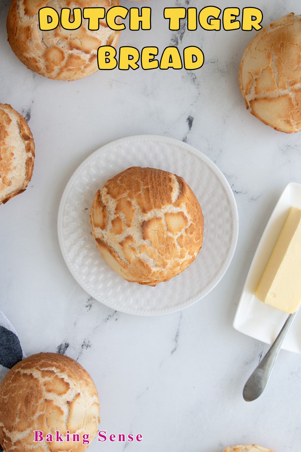 Dutch Crunch Bread aka Tiger Bread - Baking Sense®
