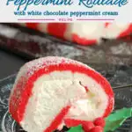 Peppermint Roulade - Peppermint Stripe Cake Roll - Baking Sense®