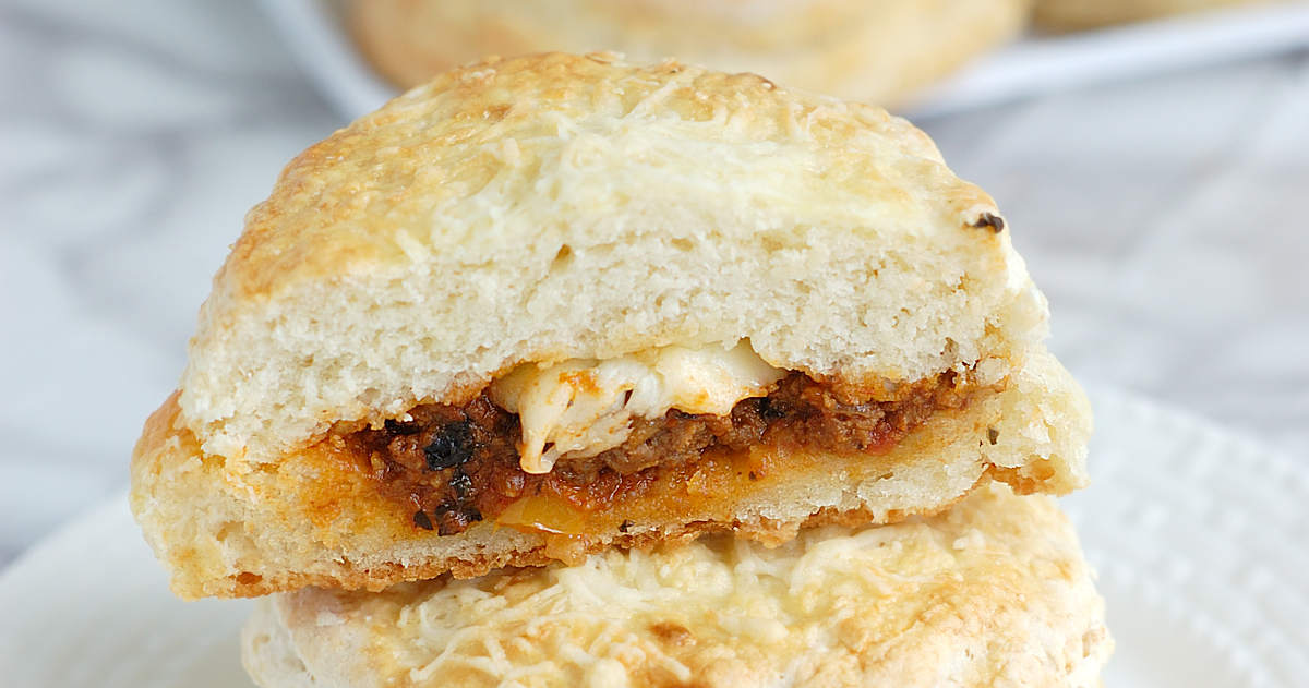 Sloppy Joe Stuffed Biscuits - Baking Sense®