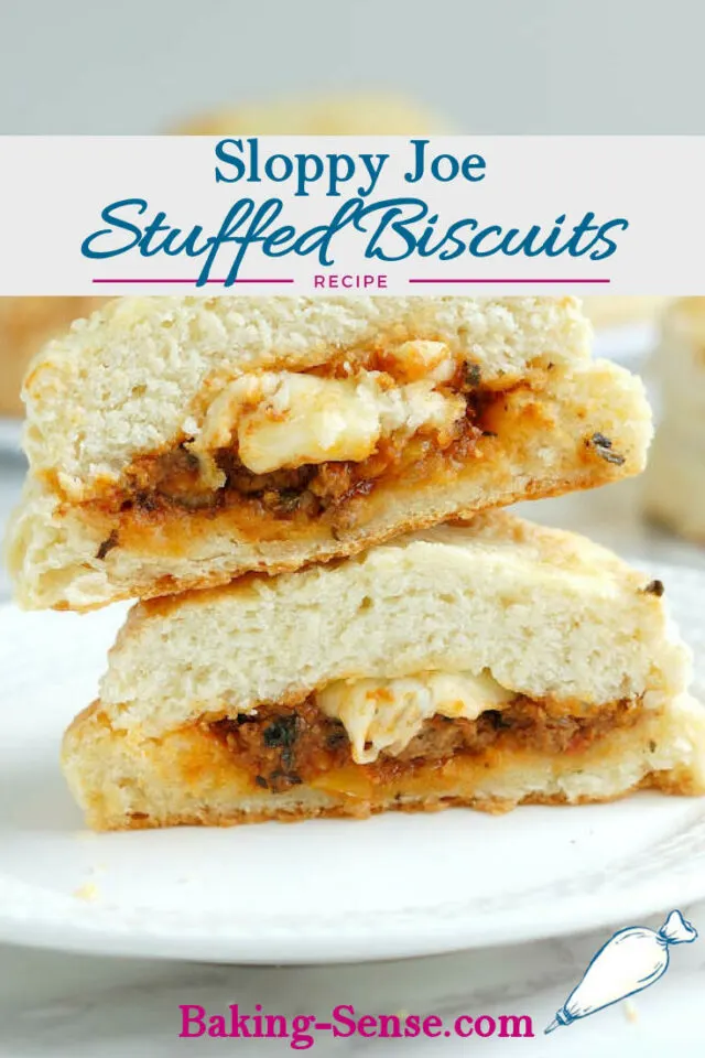 Sloppy Joe Stuffed Biscuits - Baking Sense®