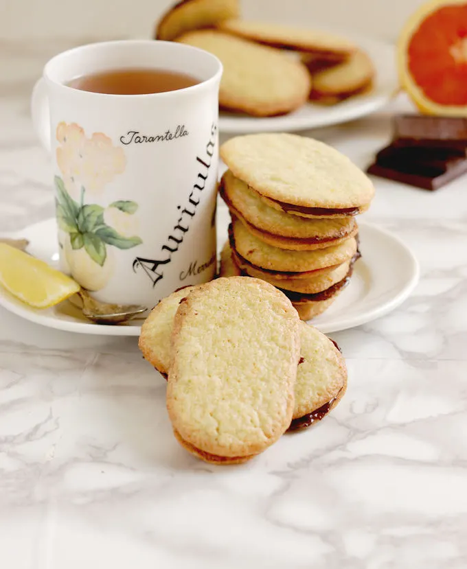 Homemade Milano Cookies - Chocolate Orange Thins - Baking Sense®