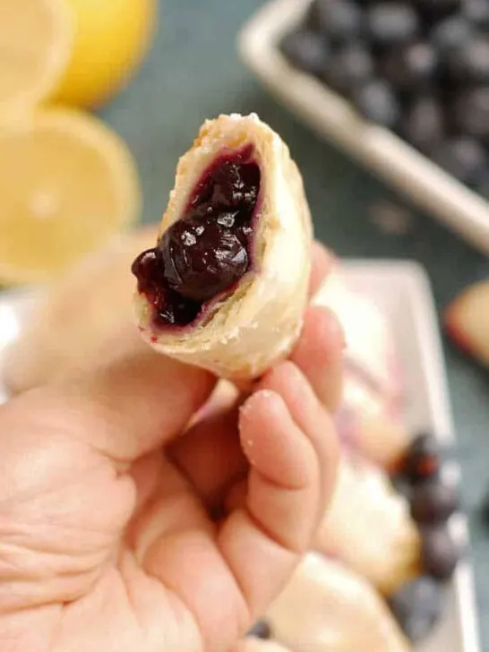 Glazed Blueberry Hand Pies - Baking Sense®