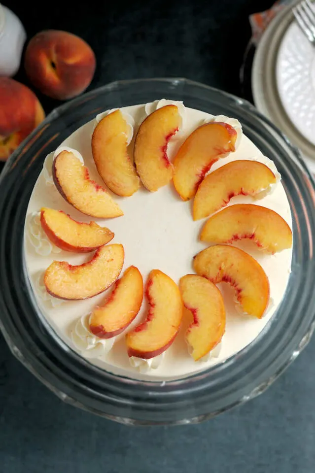 Peach Melba Cake - Baking Sense®