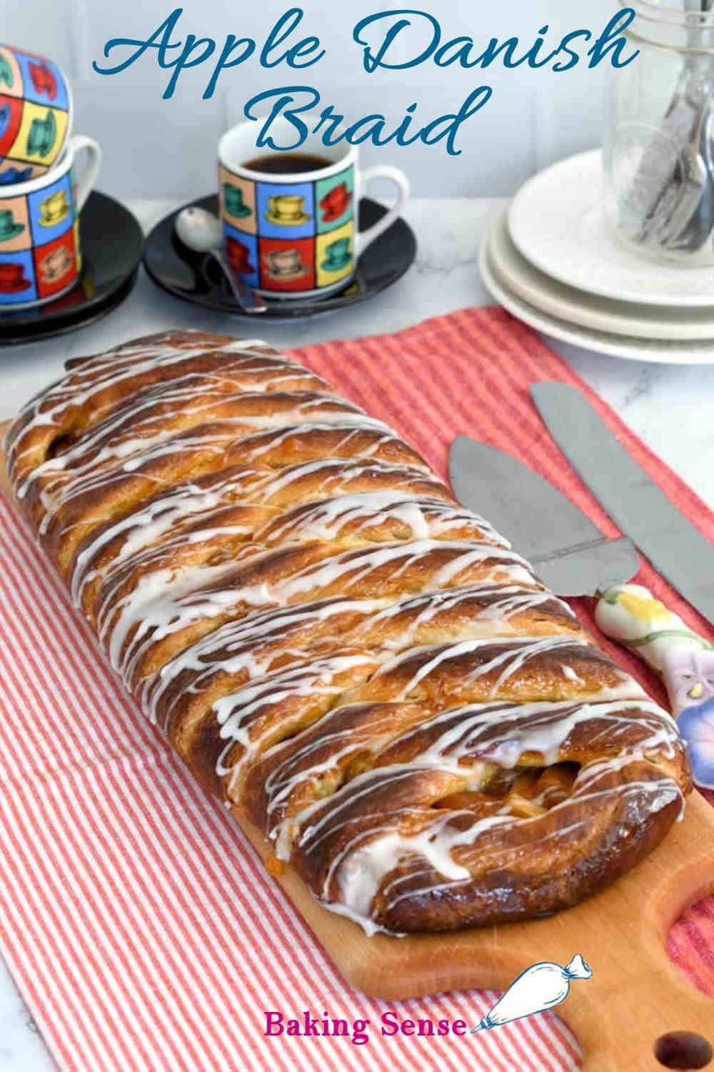 Glazed Apple Danish Braid - Baking Sense®