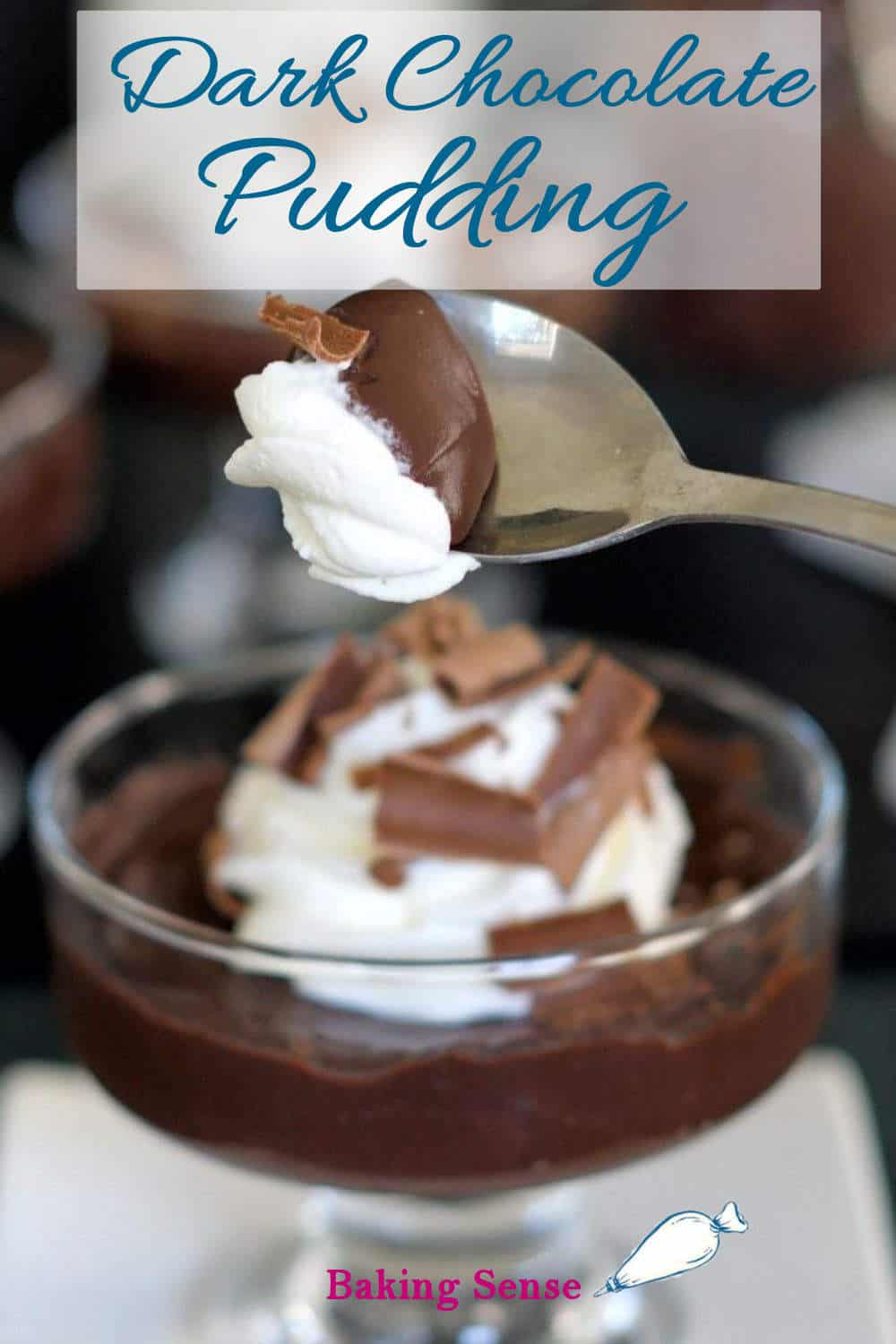 A Dark Chocolate Pudding Recipe - Baking Sense®