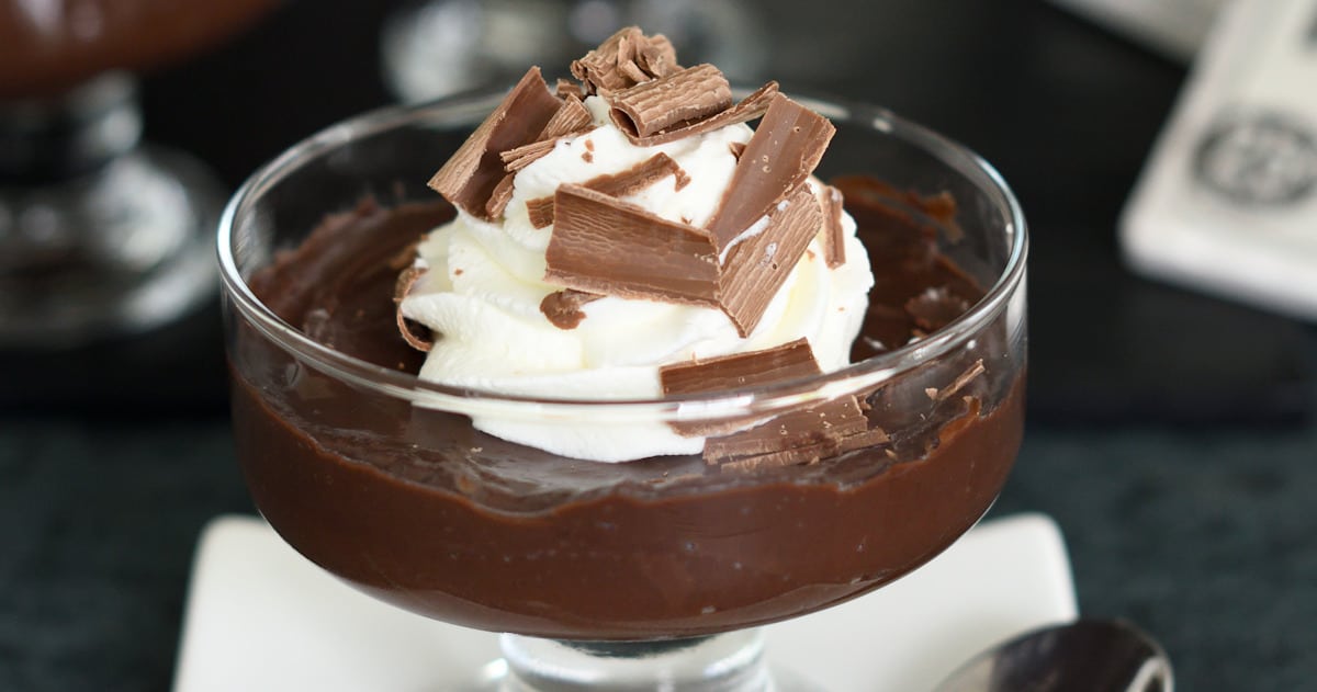 A Dark Chocolate Pudding Recipe - Baking Sense®