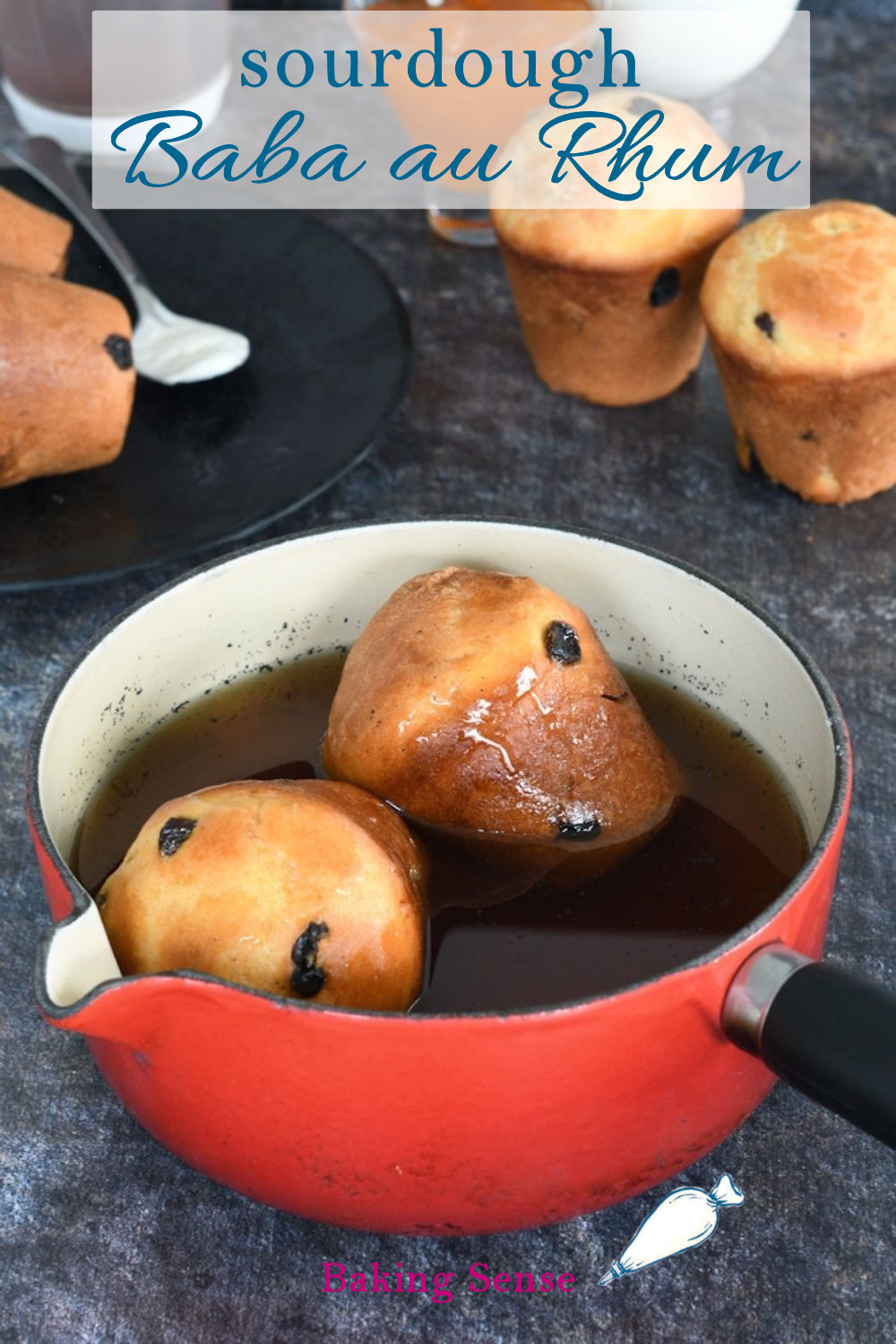 Sourdough Baba au Rhum - Baking Sense®
