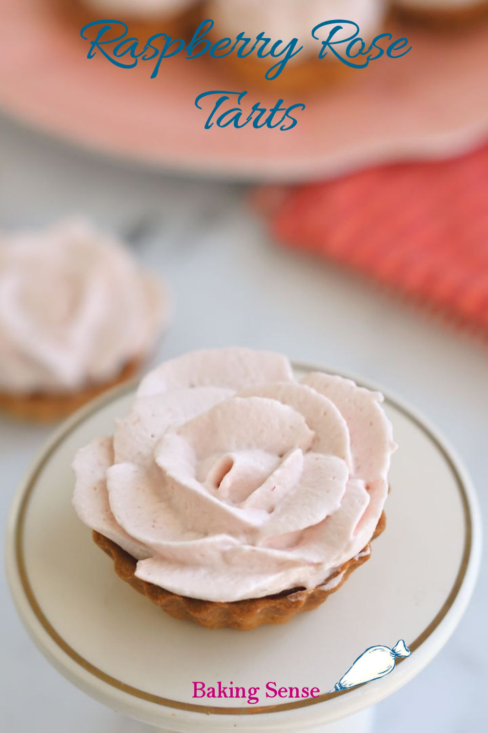 Raspberry Rose Tarts with Video - Baking Sense®
