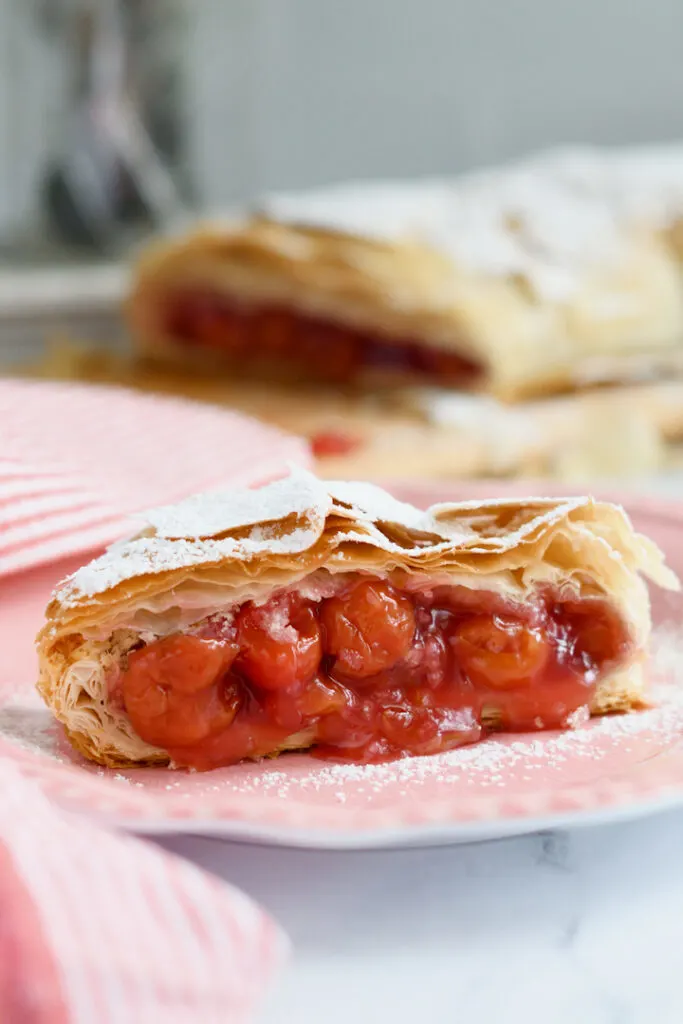 Sour Cherry Strudel made with Phyllo Dough - Baking Sense®
