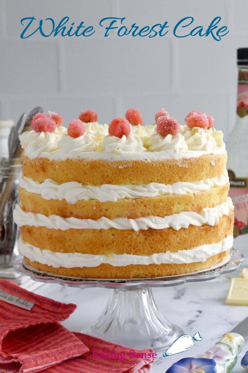 White Forest Cake - Baking Sense®