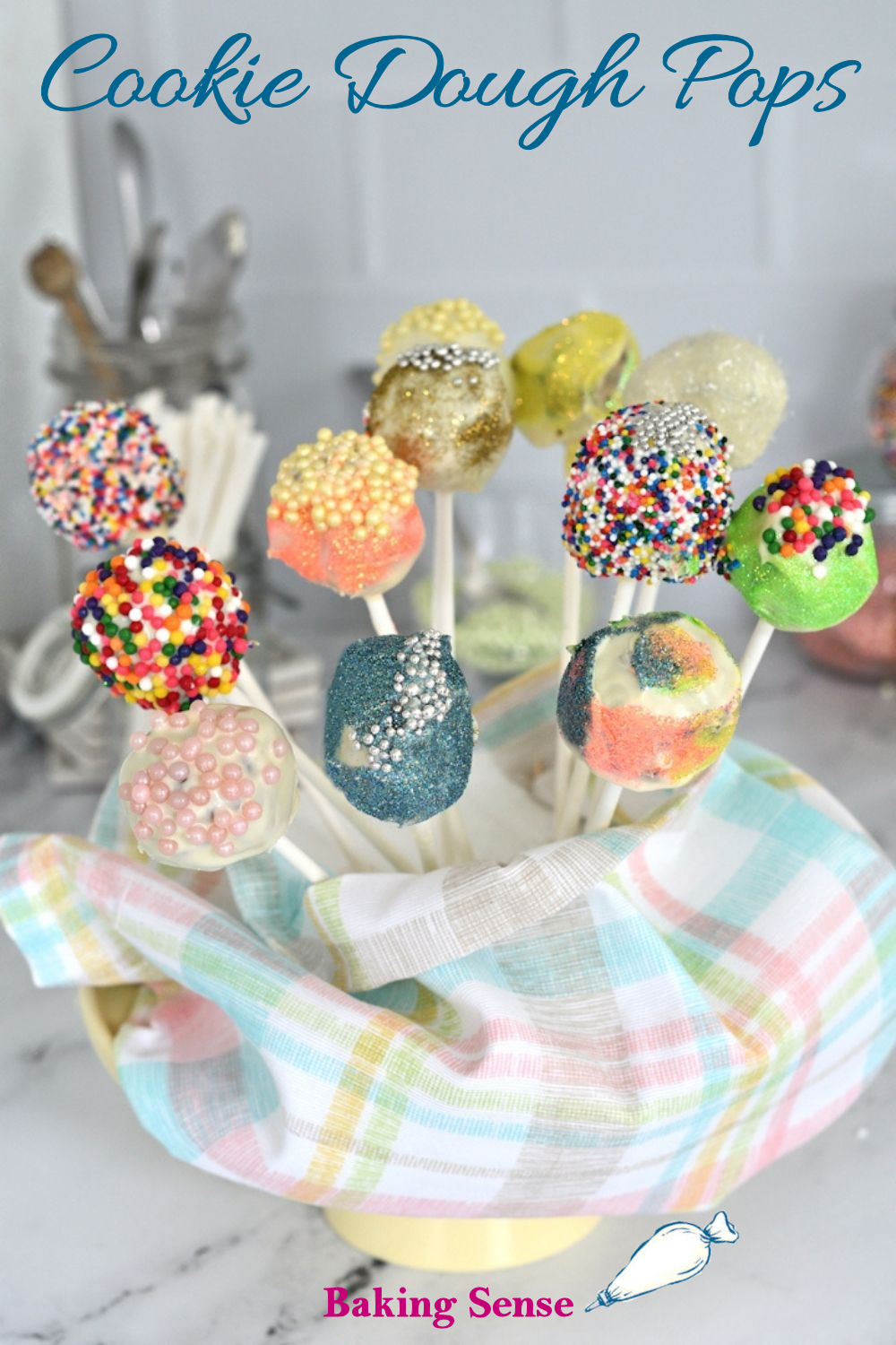 Edible Cookie Dough Pops - Baking Sense®