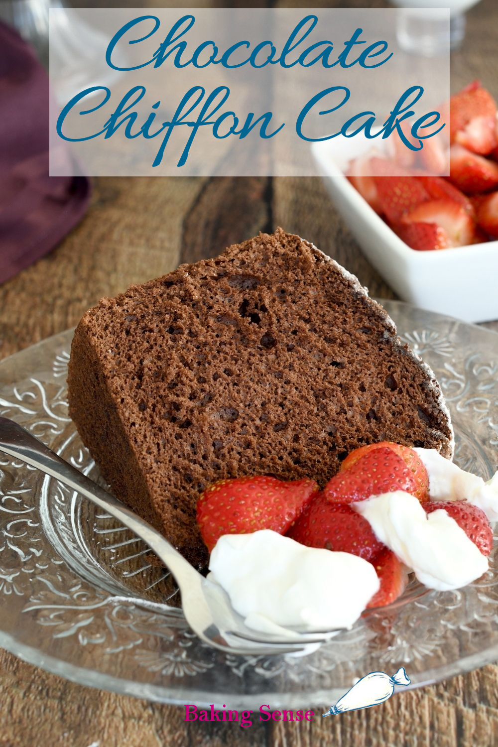 Chocolate Chiffon Cake - Baking Sense®