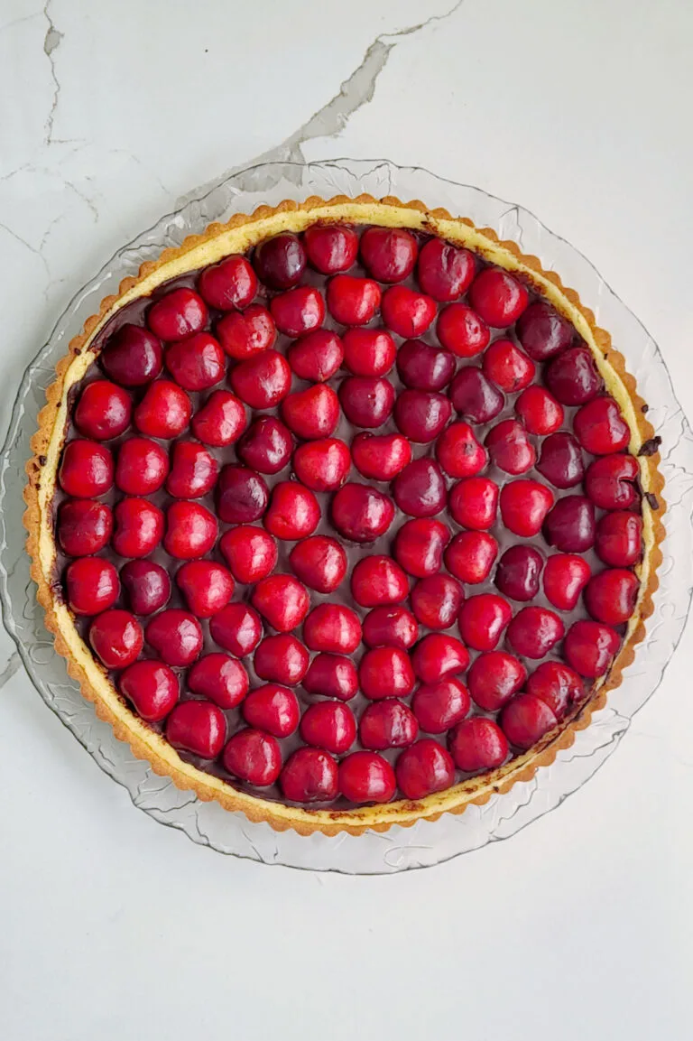 Chocolate Cherry Cheesecake ("Tart Michel") - Baking Sense®