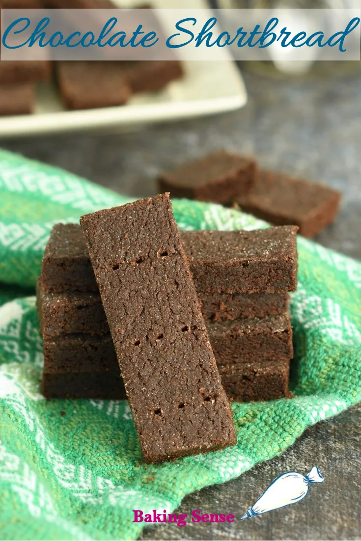 Chocolate Shortbread Cookies - Baking Sense®