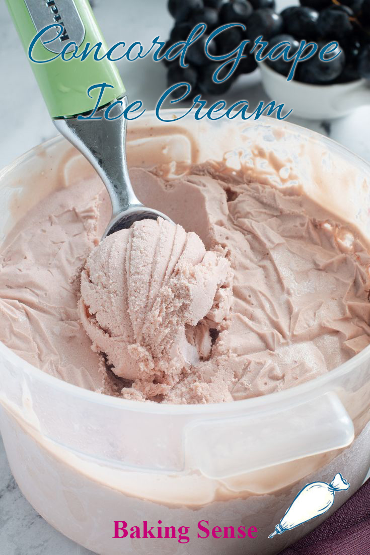 Concord Grape Ice Cream - Baking Sense®