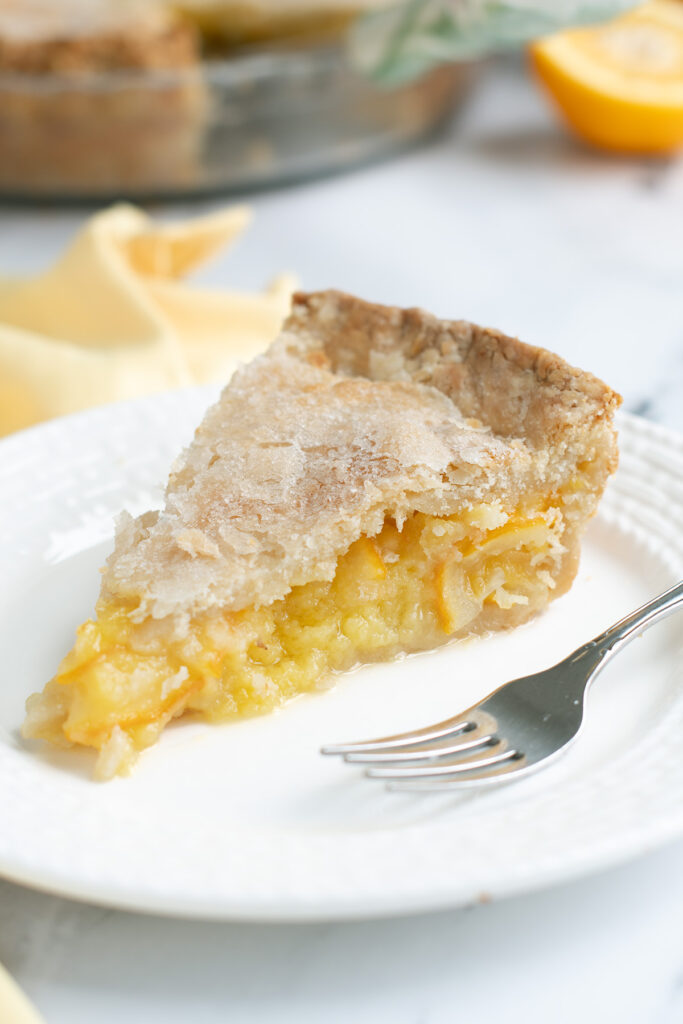 Meyer Lemon Shaker Pie - Baking Sense®