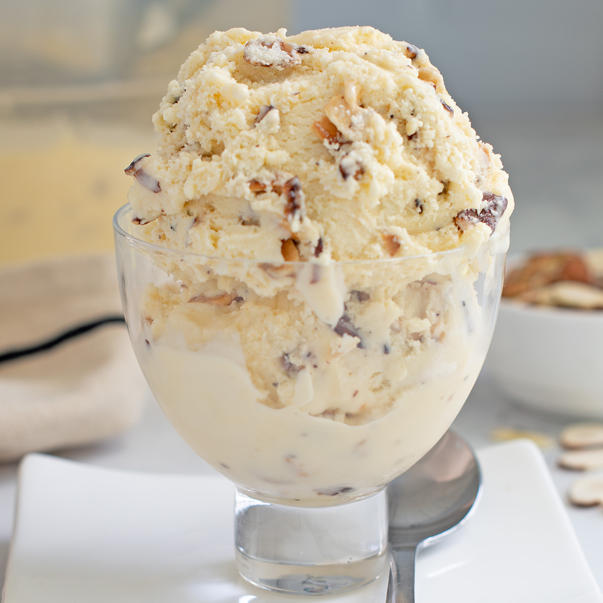Almond ice cream store