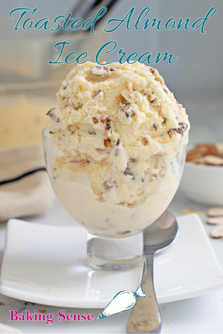 Toasted Almond Ice Cream - Baking Sense®