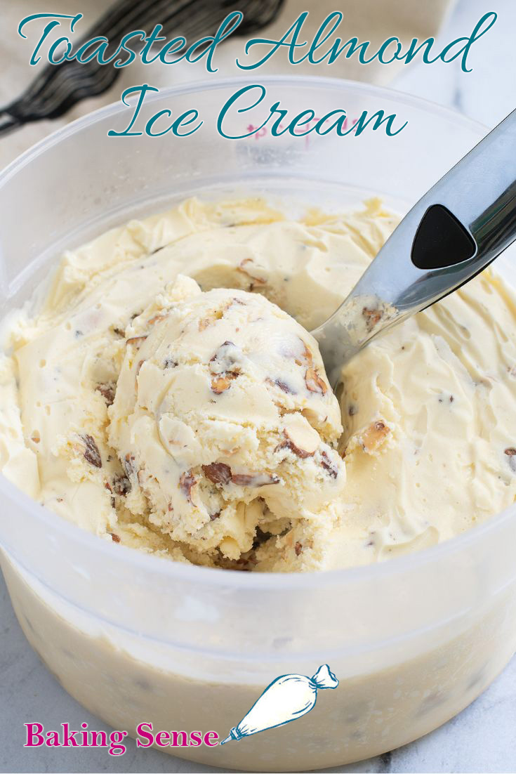 Toasted Almond Ice Cream - Baking Sense®