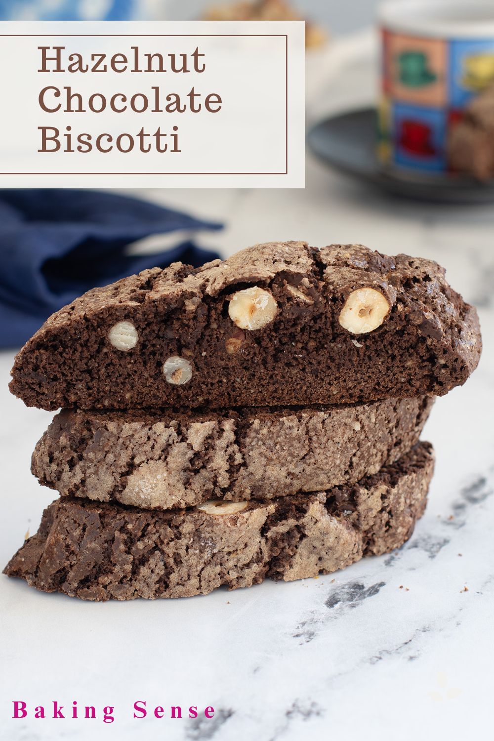 Hazelnut Chocolate Biscotti - Baking Sense®