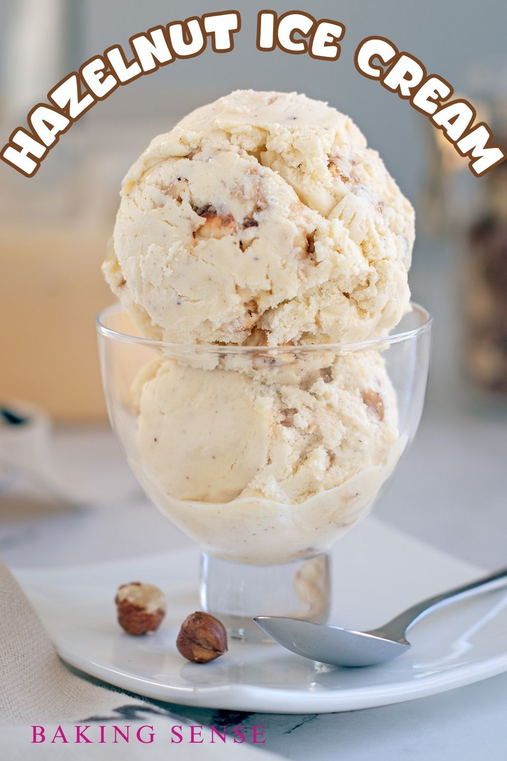 Hazelnut Ice Cream - Baking Sense®