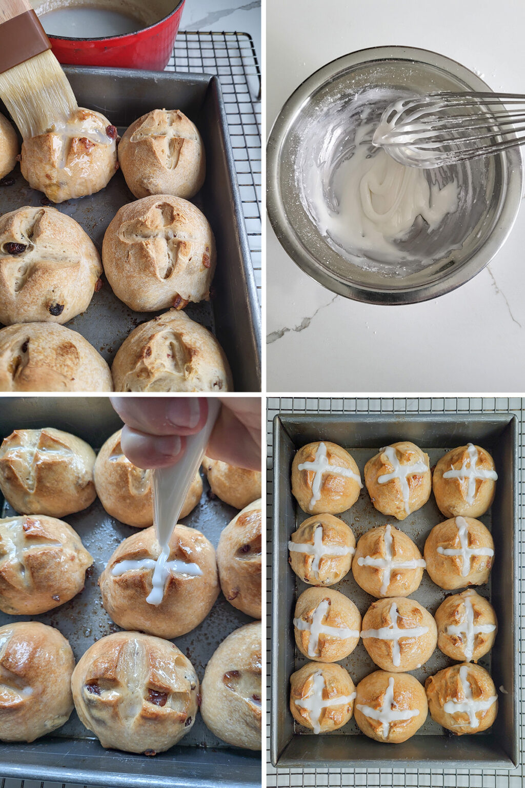 Sourdough Hot Cross Buns - Baking Sense®