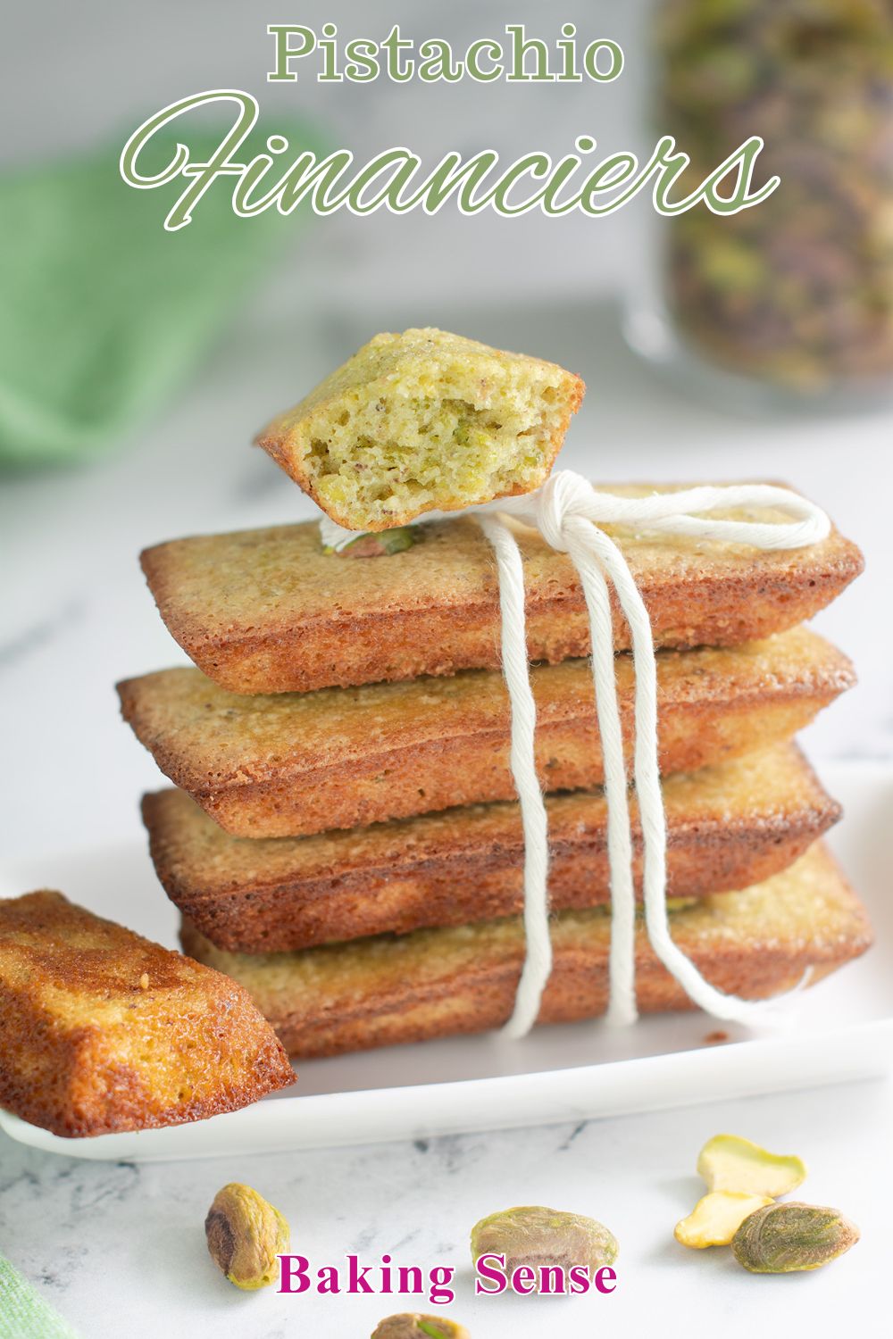 Pistachio Financiers - Baking Sense®