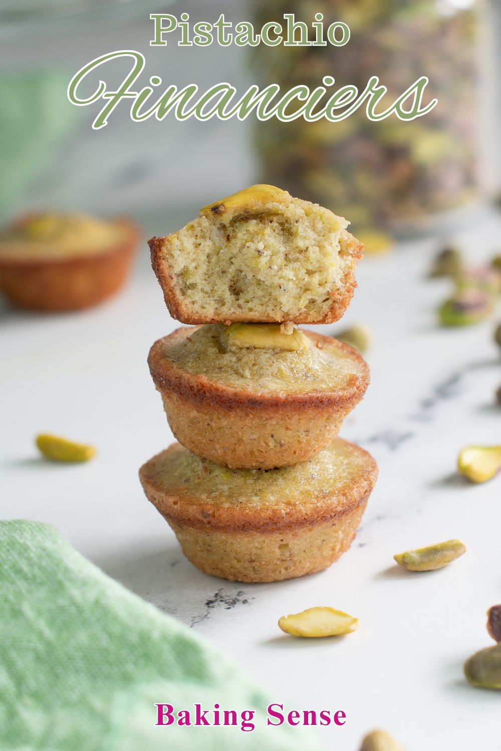 Pistachio Financiers - Baking Sense®