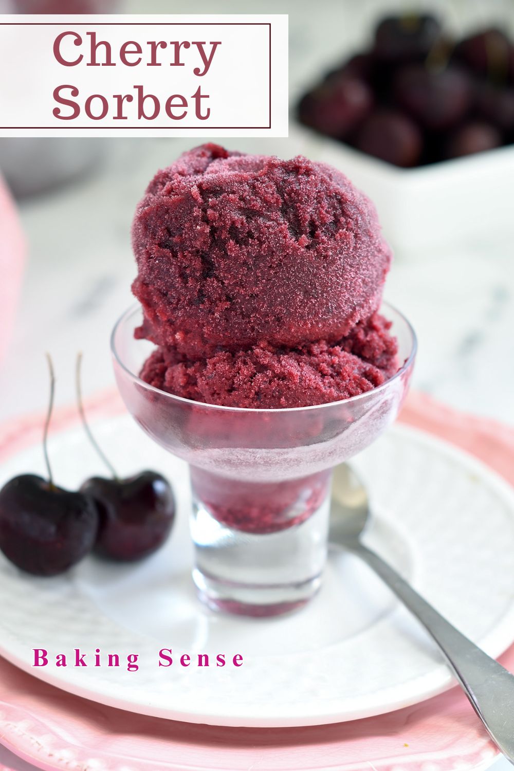 Cherry Sorbet - Baking Sense®