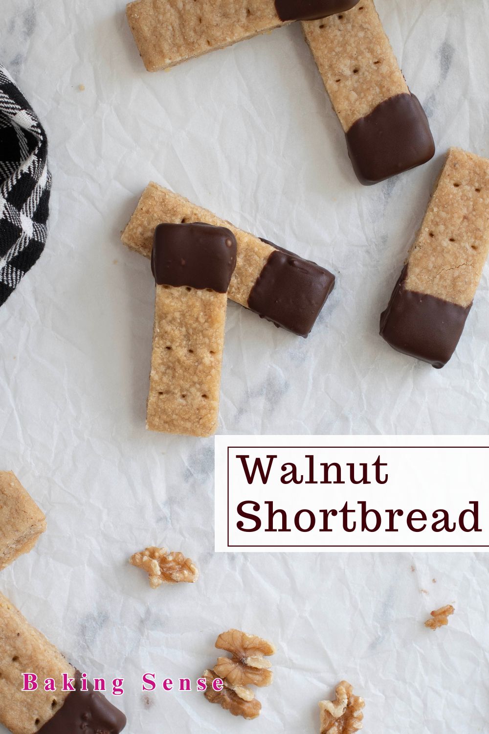 Walnut Shortbread - Baking Sense®