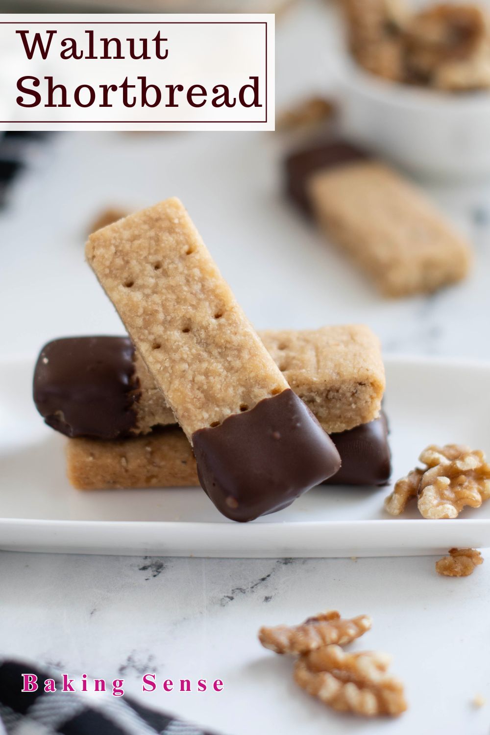 Walnut Shortbread - Baking Sense®