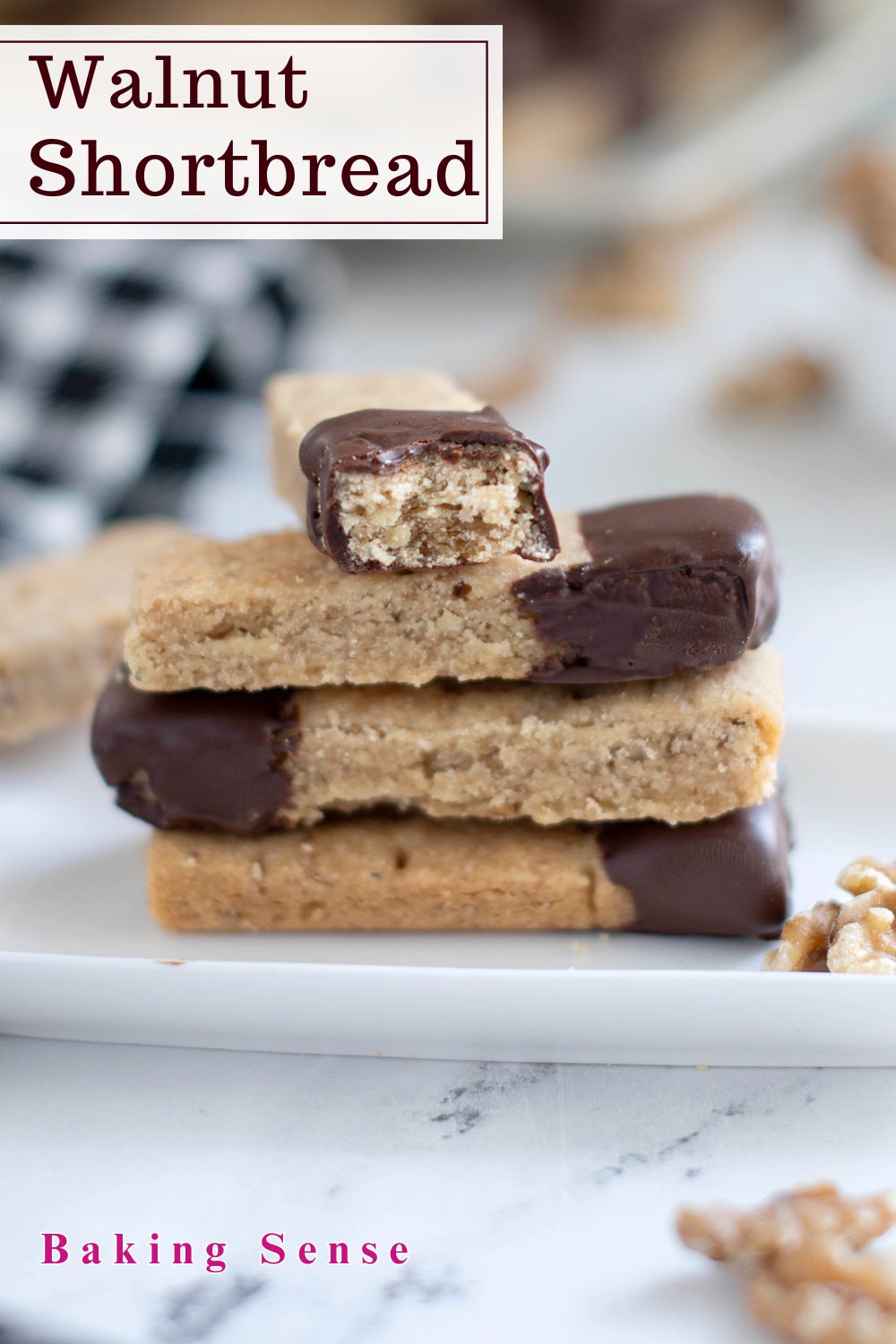 Walnut Shortbread - Baking Sense®